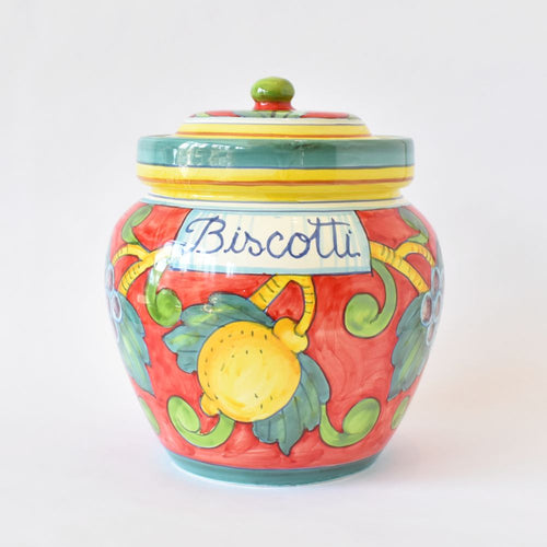 Italian Ceramic Canisters: Biscotti Jars and More | Bellezza Home