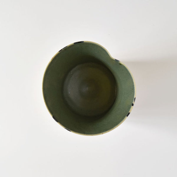 Marino Moretti Stoneware Flared vase with Red and Blue – Bellezza Home